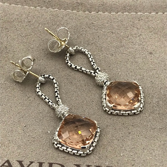 David Yurman | Jewelry | David Yurman Morganite Cushion On Point ...